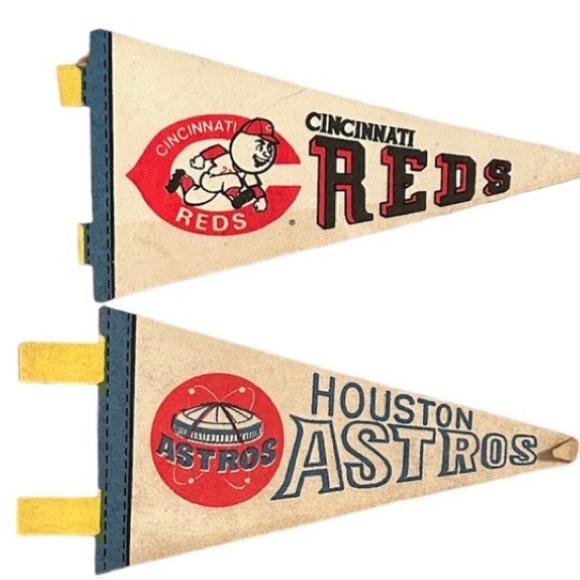 Vintage | Accents | Vintage Mini Sports Team Pennant Flags Bundle ...